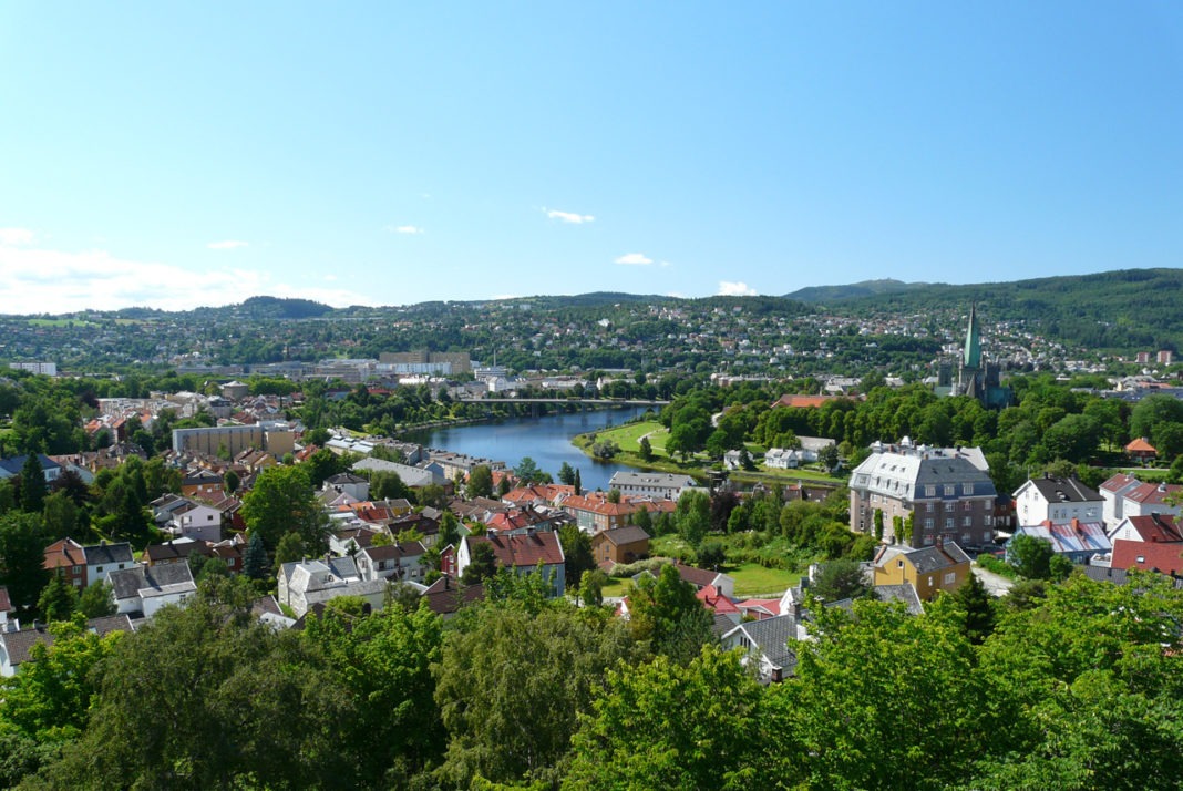 Kristiansten Festning in Trondheim - Fjordblick
