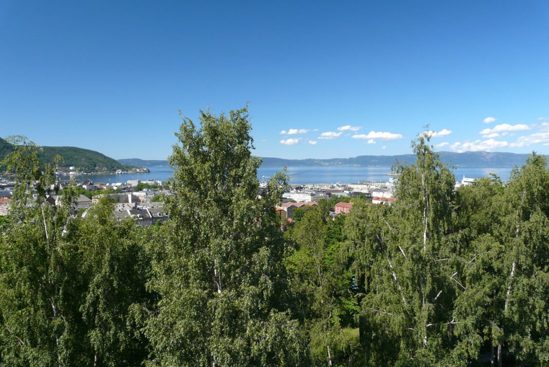 Kristiansten Festning in Trondheim - Fjordblick